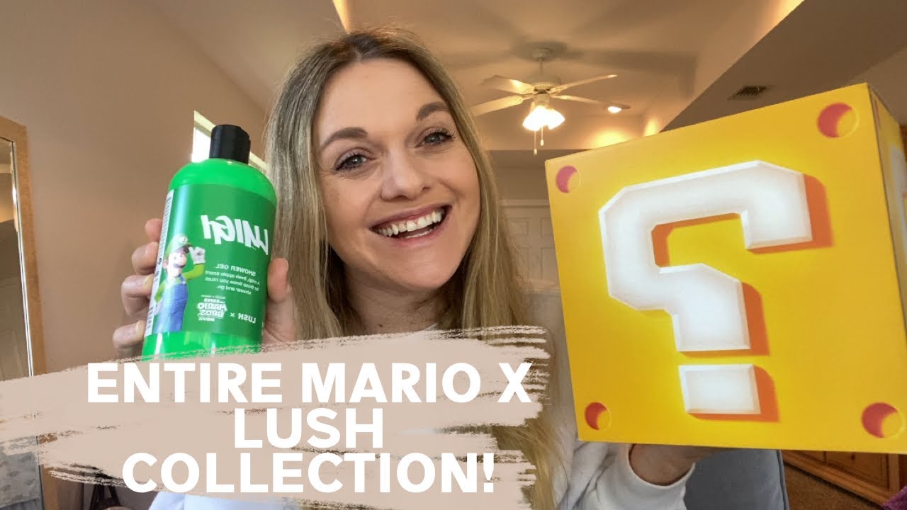 MARIO X LUSH COSMETICS *ENTIRE COLLECTION HAUL!* - YouTube