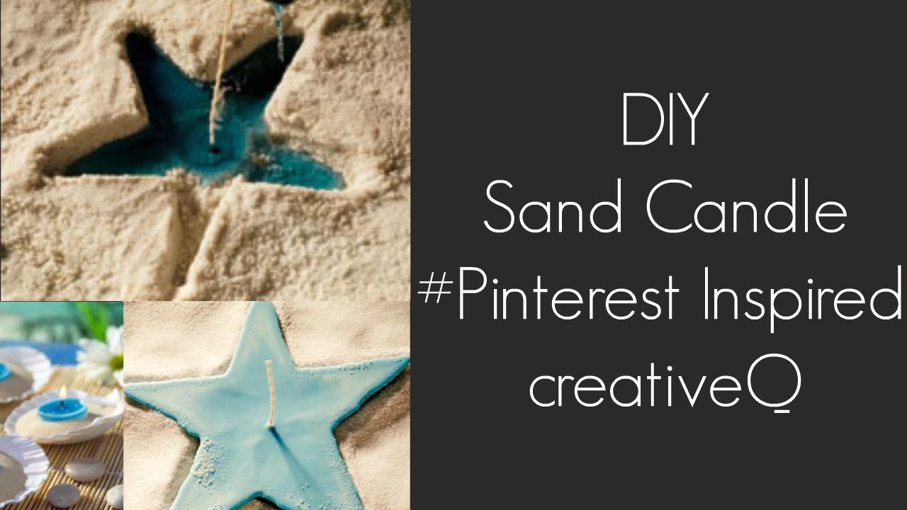 DIY-Sand Candle Mold |creativeQ - YouTube