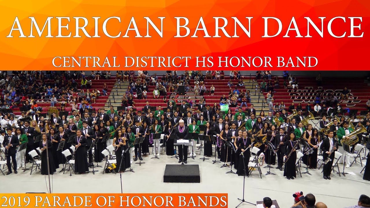 American Barn Dance | HS Honor Band | 2019 Parade of Honor Bands - YouTube