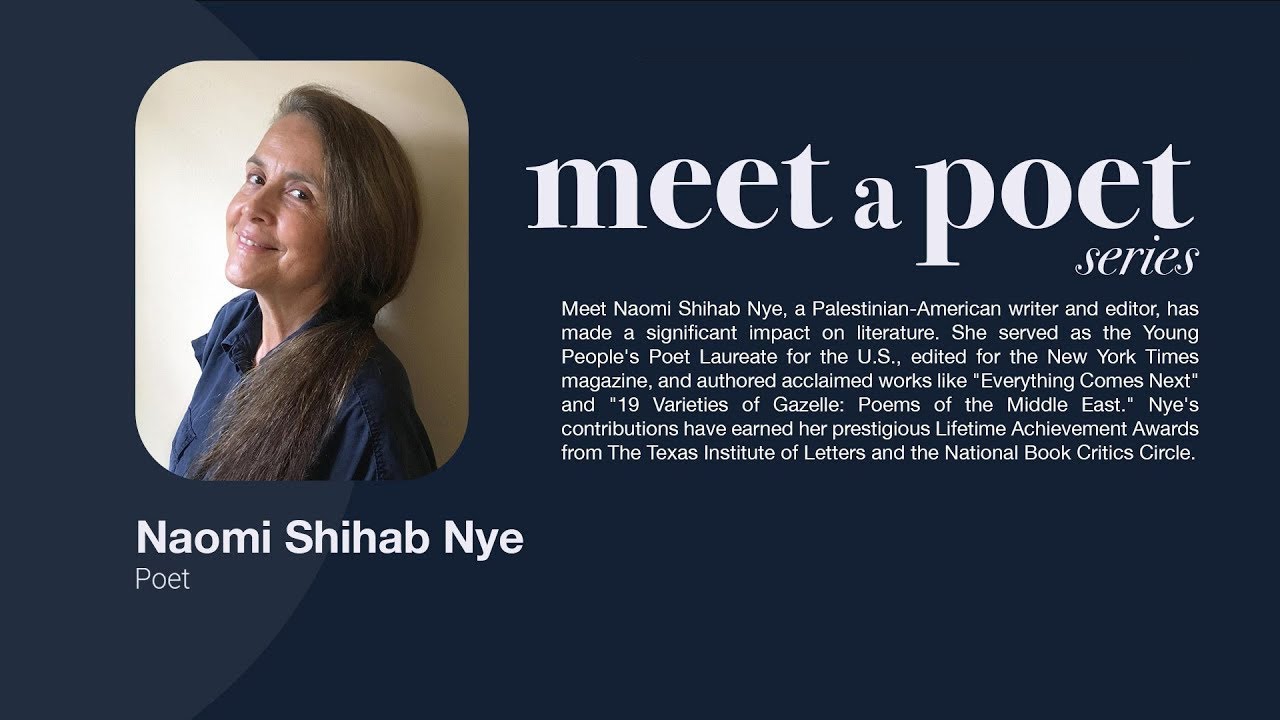 Meet a Poet: Naomi Shihab Nye - YouTube
