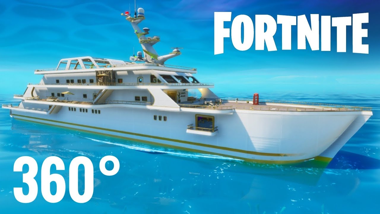 360° VR video Fortnite Yacht Immersive Experience in 360 degree ...