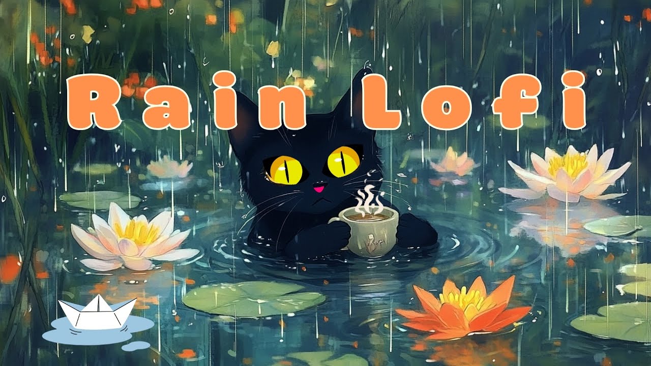 🌧️ Cozy Rain Lofi 🐱 | Feeling OK Today? lo-fi rain 💤 1hr 😴 beats to ...