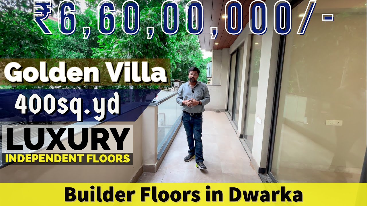 🔥[ 400sq.yd ] Golden Villa in Dwarka ~ Luxury Independent Builder ...