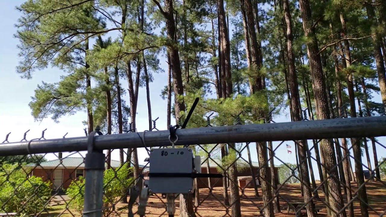 EFHW installed for Field Day 2019 - YouTube