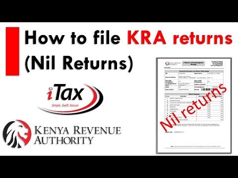 KRA Nil Returns- How to file KRA Nil returns (Itax KRA Nil returns ...
