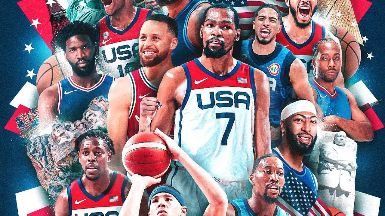 2024 USA Men's Basketball Team is the GREATEST ever 🥇 Paris FRANCE ...
