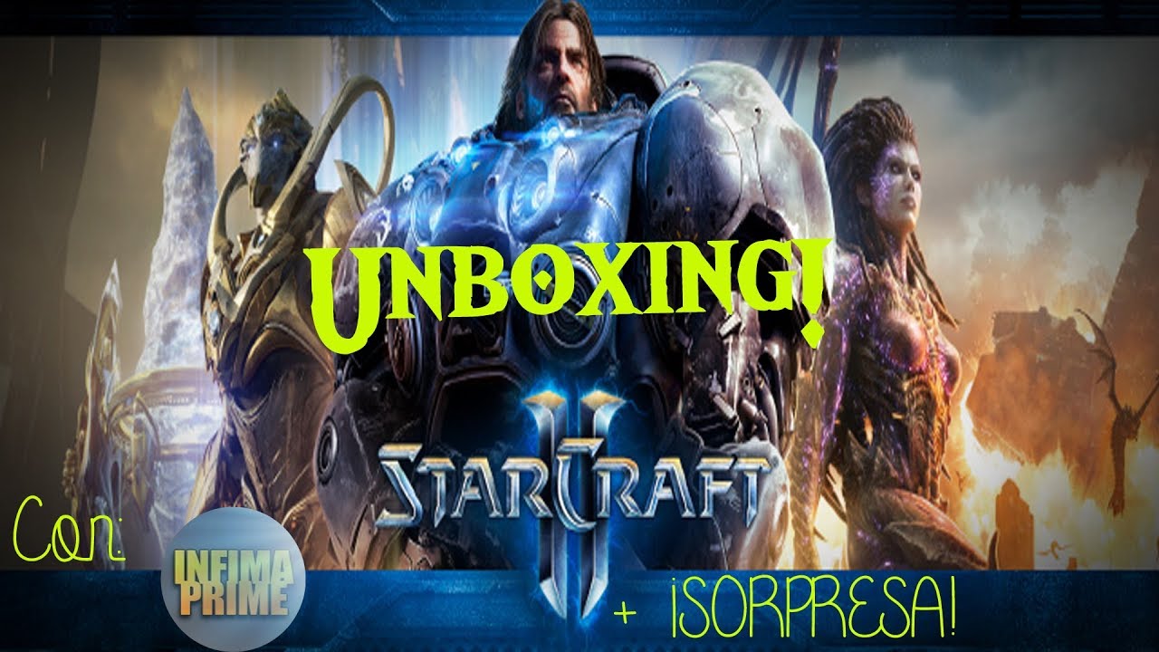 Unboxing StarCraft 2 Battlechest y merchandising Blizzard - YouTube