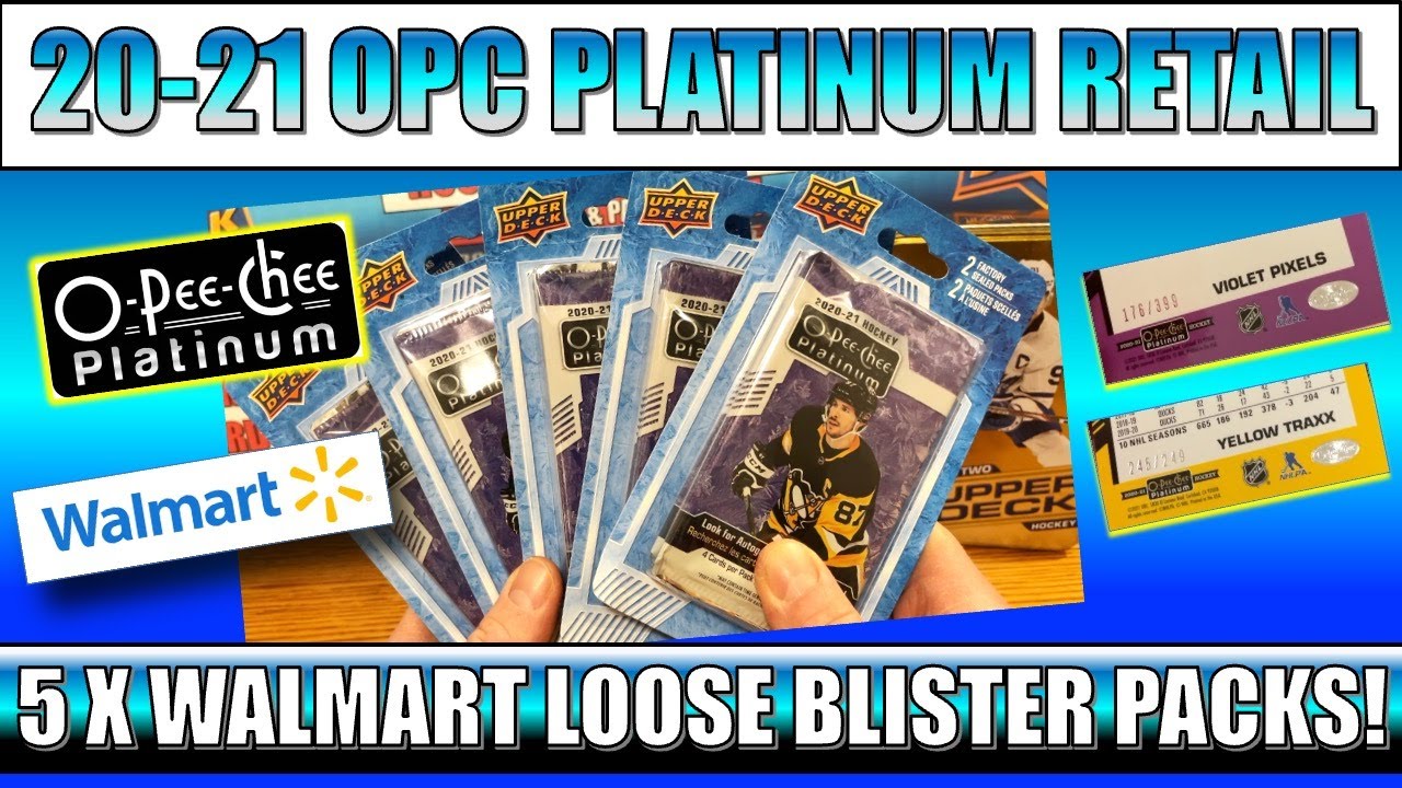 2020-21 O-PEE-CHEE PLATINUM WALMART LOOSE PACKS BREAK: 5 WALMART ...