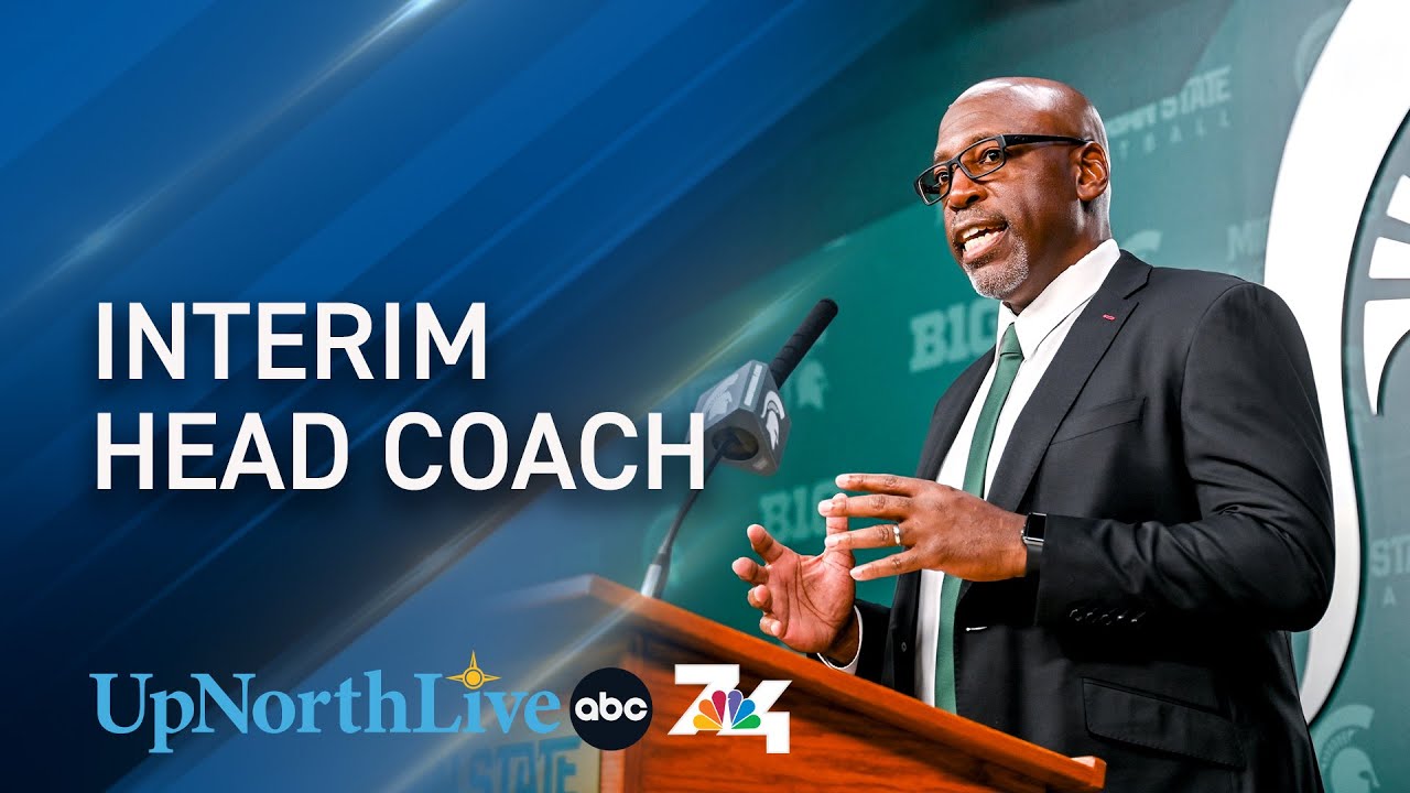 Michigan State's interim head football coach addresses media after ...