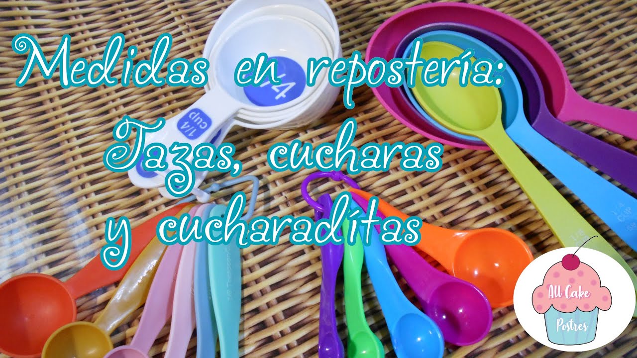Tazas, Cucharadas y Cucharaditas ¿ cómo se usan? | Medidas en ...
