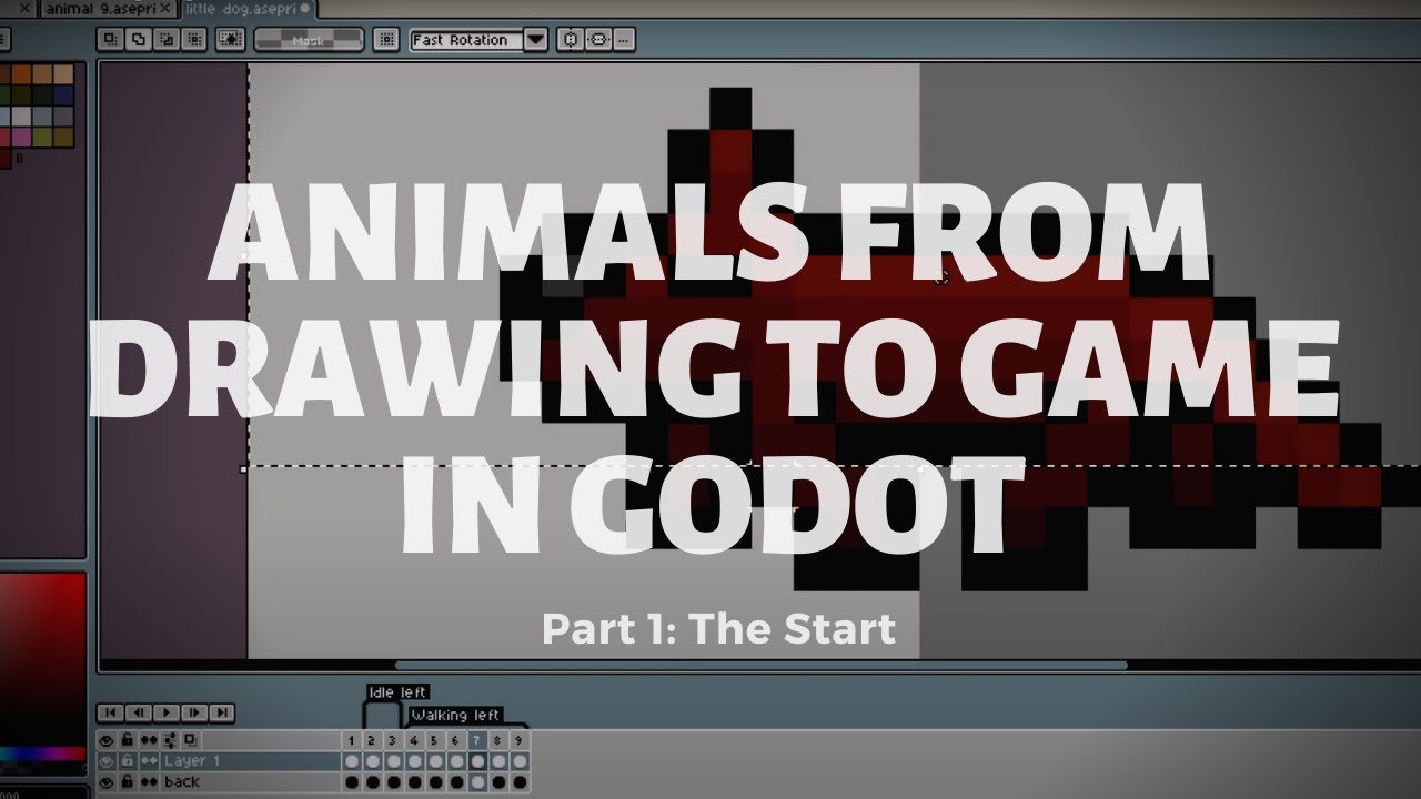 From Drawing To Game Animals in Godot Part 1: The Start - YouTube