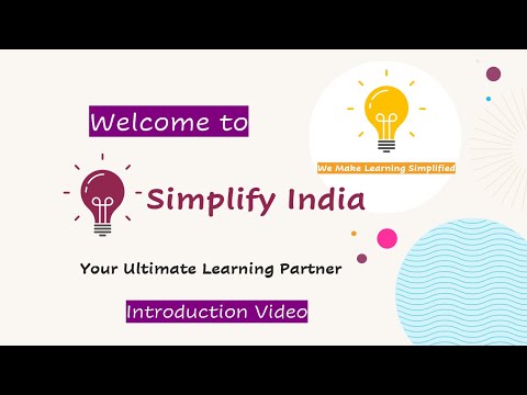 Introduction to Simplify India | Welcome | Introduction Video | English ...