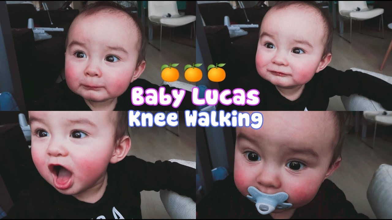 baby lucas knee walking cute baby funny videos - YouTube