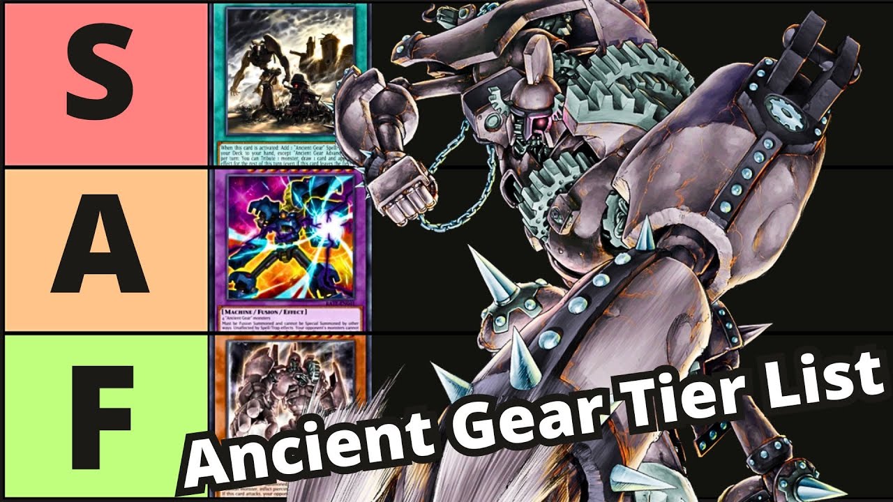 Ancient Gear Player Ranks Every Ancient Gear Card Yugioh (Revised ...