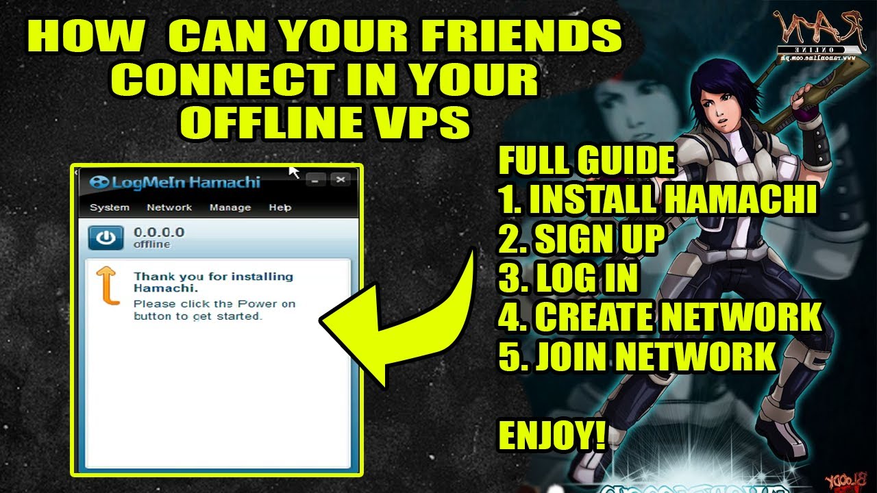 HOW TO SETUP "HAMACHI" RAN ONLINE| Brokoli Development - YouTube