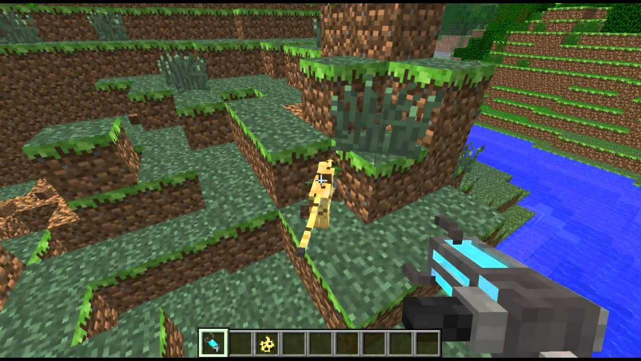 Minecraft Mod Showcase: Gravity Gun 1.7.2 - YouTube