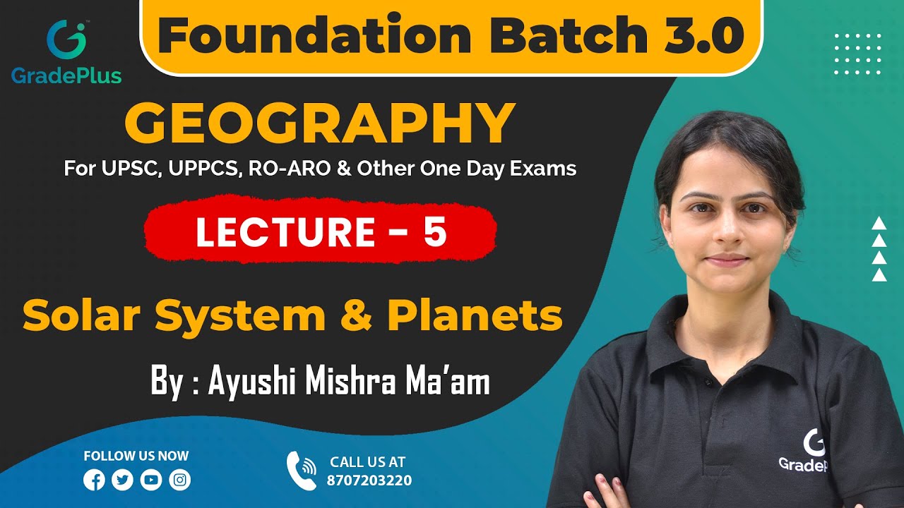 Part-2 | World Geography: Solar System | Solar system & Planets For ...