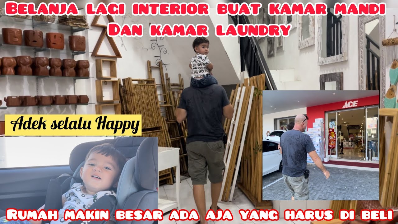 BELANJA LAGI‼️INTERIOR BUAT KAMAR MANDI & KAMAR LAUNDRY// RUMAH MAKIN ...