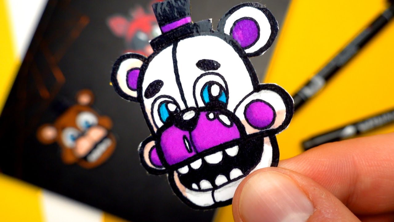 HILARIOUS AND EASY FNaF DIY TO SURPRISE YOUR FRIENDS - STICKERS ...