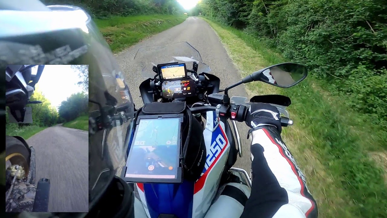 Offroad R1250GS, avec vue arrière TKC80 - YouTube