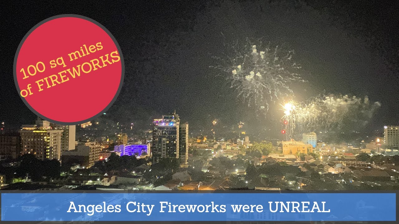 Angeles City , Philippines Fireworks - YouTube