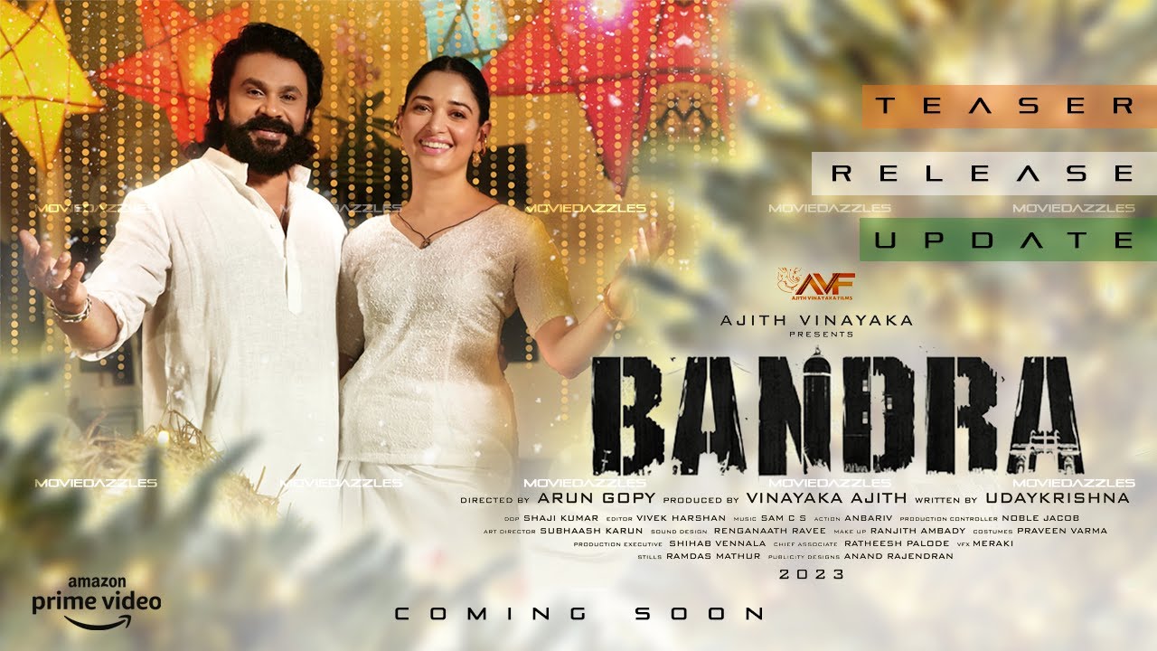 Bandra Official Teaser Update | Dileep | Arun Gopy | Tamannaah ...