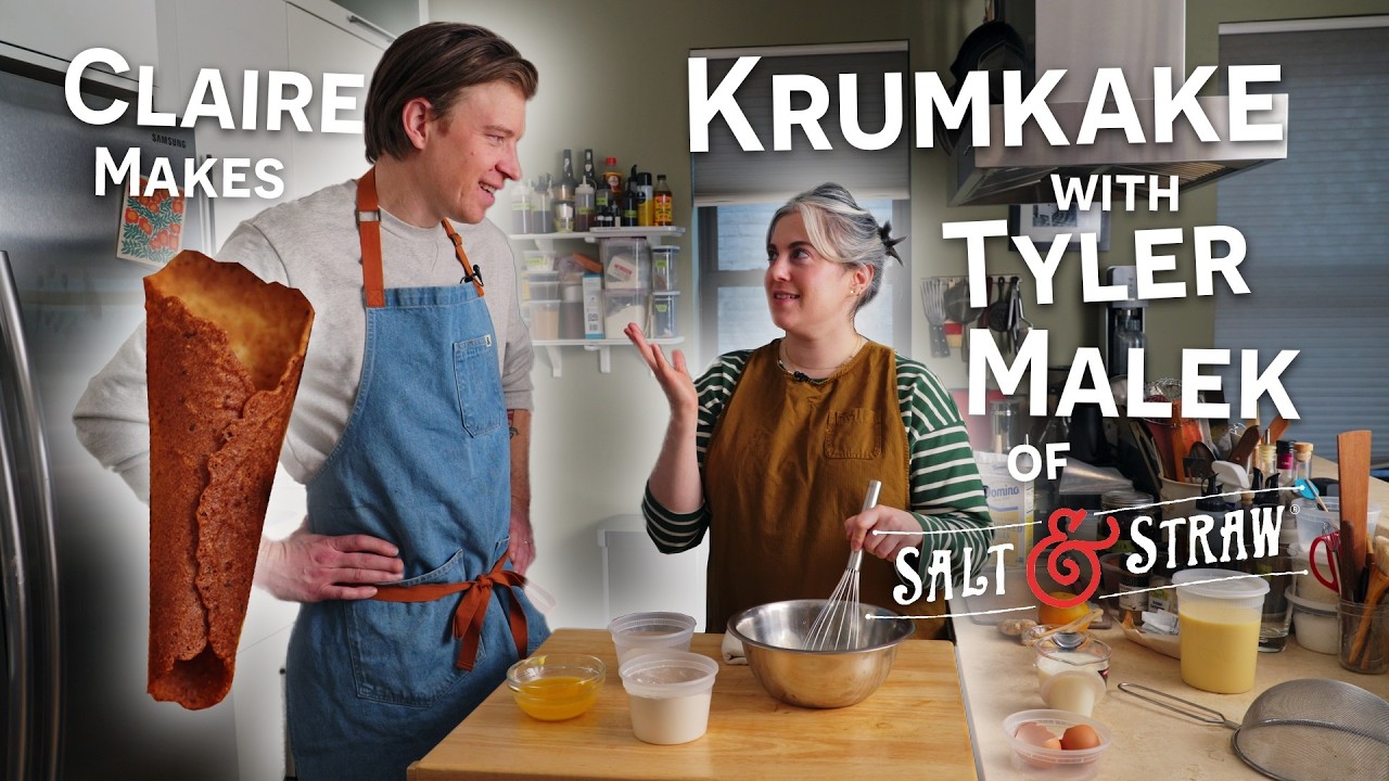 Claire Saffitz Learns to Make Krumkake for a Salt & Straw Holiday Ice ...