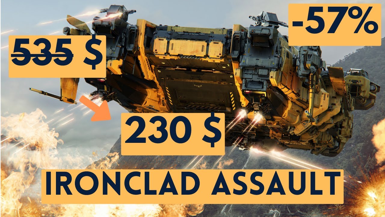 STAR CITIZEN - CCU pour les nuls - Ironclad Assault 230$ - YouTube