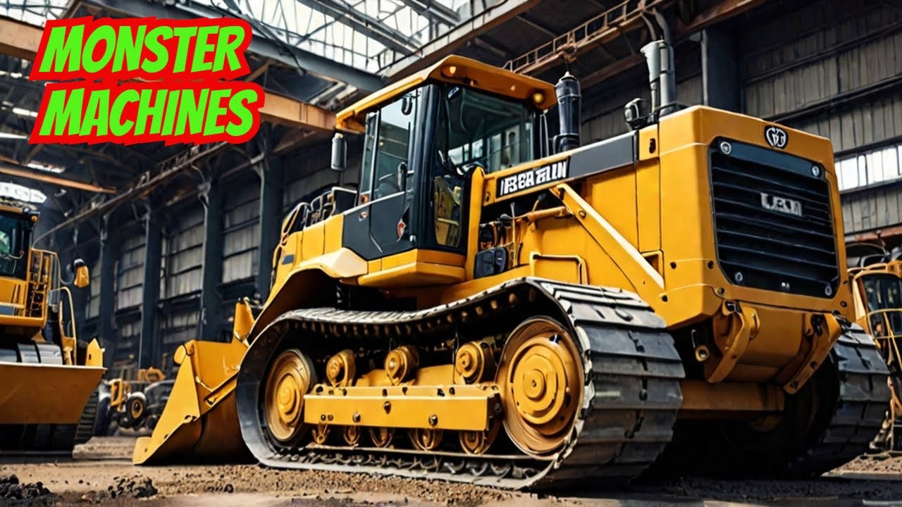 Inside The Factories Of The Biggest Bulldozers - YouTube