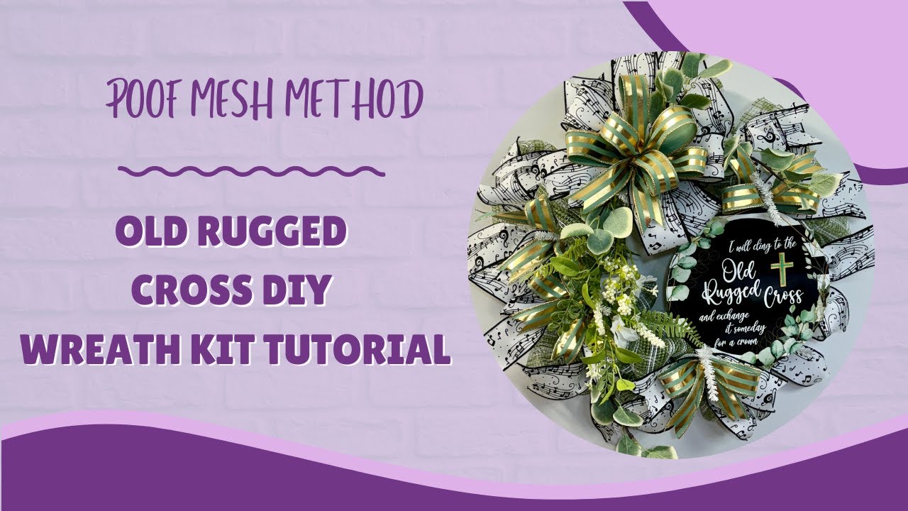 Cling To The Old Rugged Cross Poof Mesh Method - YouTube