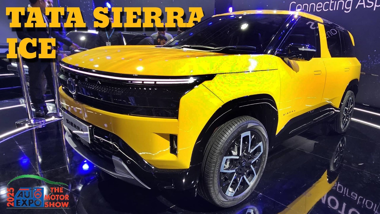 Tata Sierra Concept ICE Makes Waves at Auto Expo 2025 – Must-See! - YouTube