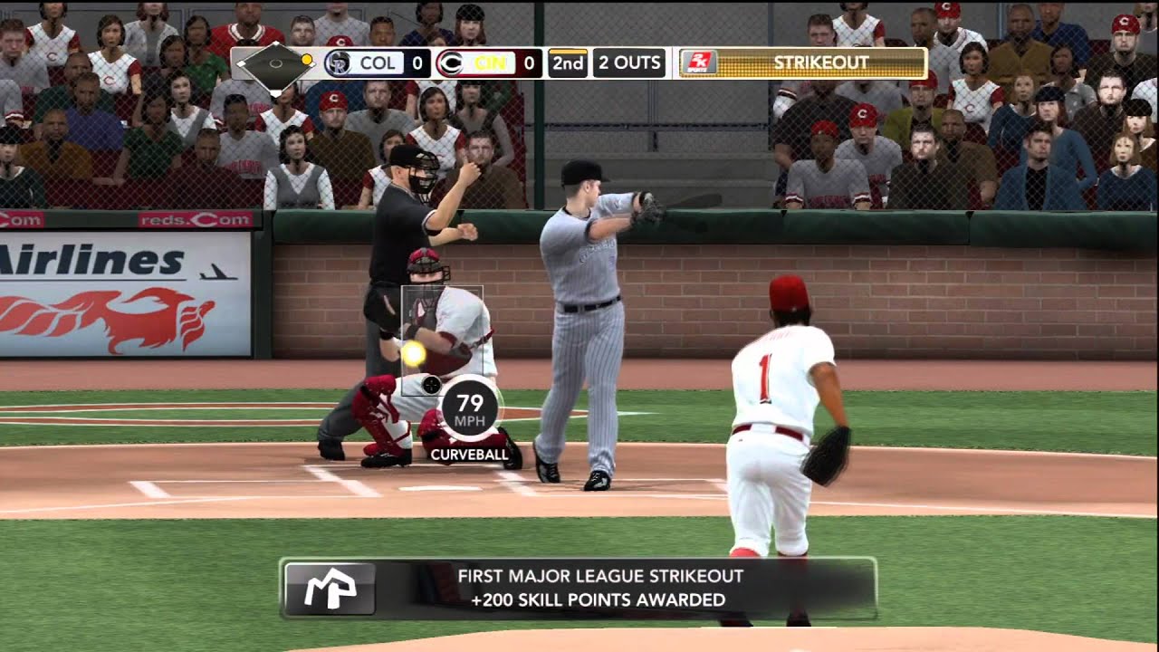 MLB 2K11 My Player - Ep 1 " My First Game " ( + NFL Fantasy Football ...