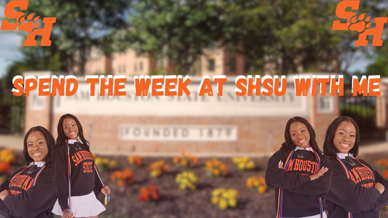 Sam Houston State University | Spend the Week w/me| +campus life +dorm ...