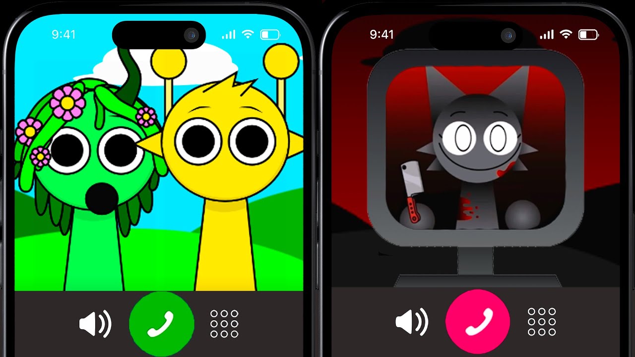 Scary Incredibox Sprunki Talk On The Phone! - YouTube