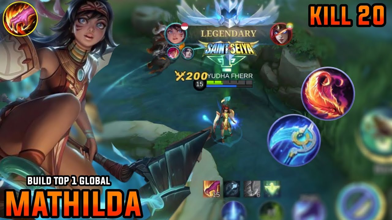 NEW META MATHILDA JUNGLER!! build Tersakit Mahilda ~ MLBB - YouTube