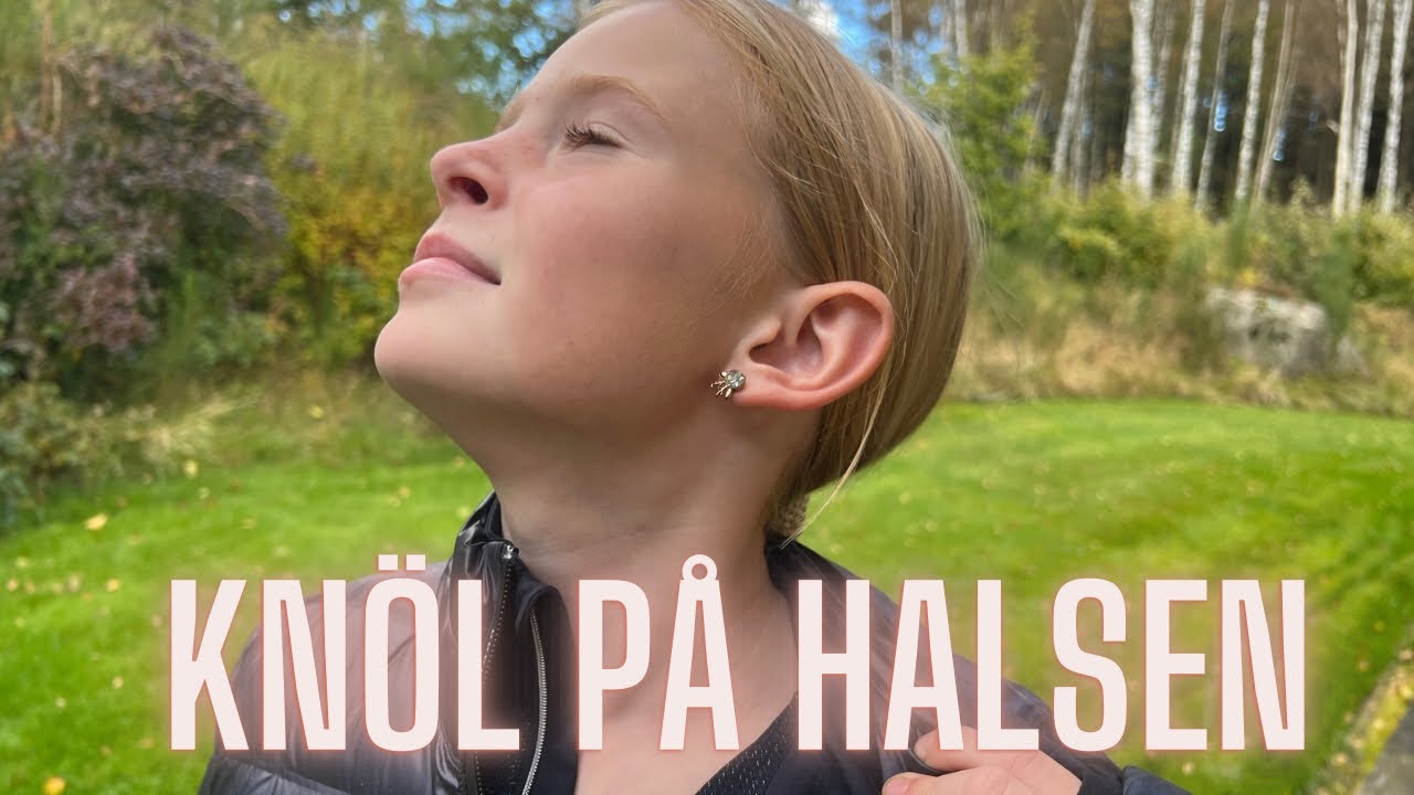 Knöl på halsen, blir en tur till vårdcentralen med Chloe - VLOGG - YouTube
