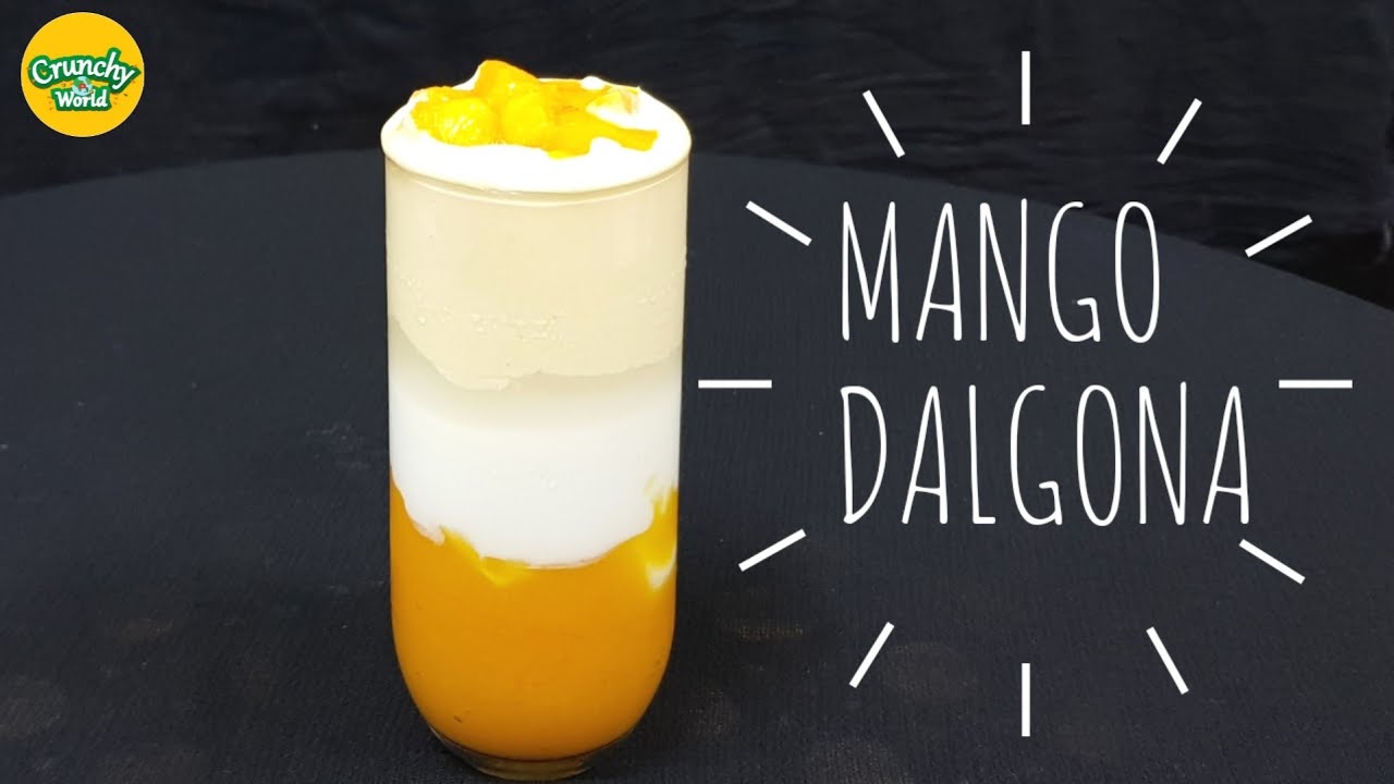 Mango Dalgona Milkshake | Dalgona Milkshake | Double dalgona |malayalam ...
