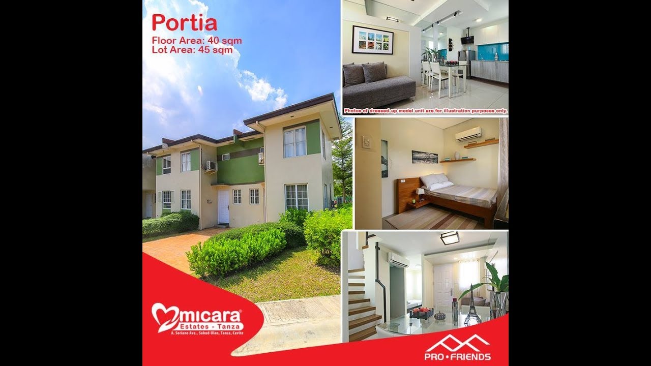 PORTIA HOUSE MODEL, MICARA ESTATES TANZA CAVITE - YouTube