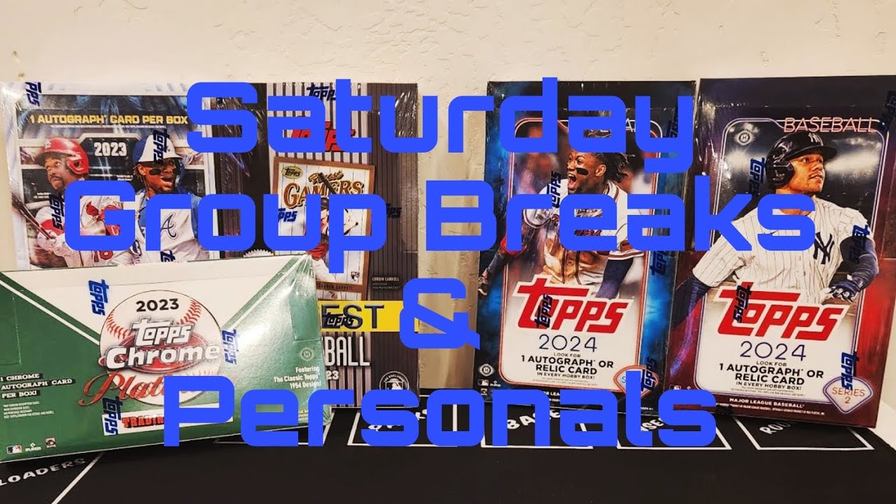 Saturday Group Breaks & Personals!!! | Group Break #16 - YouTube