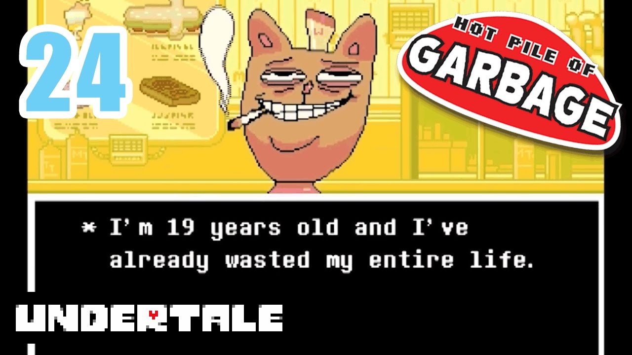 Undertale: Sequins and Glue - PART 24 - Hot Pile of Garbage - YouTube