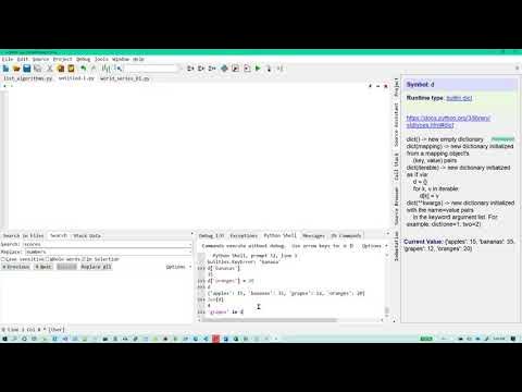 Python Dictionaries, part 2 - YouTube