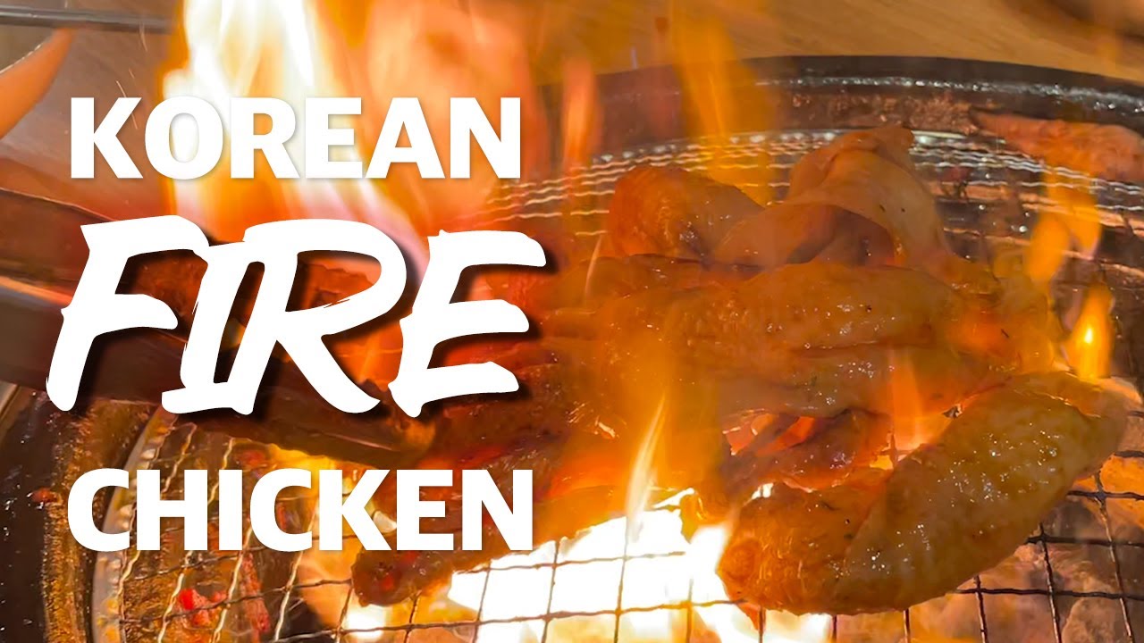 KOREAN FIRE CHICKEN - Korean Barbeque, Gangnam, Seoul hot food, 강남역 맛집 ...