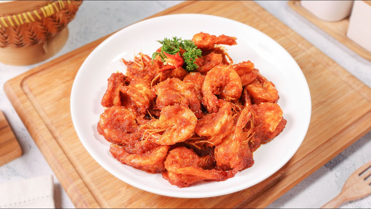 Balado Udang - Bercita Rasa Pedas dan Nikmat - YouTube
