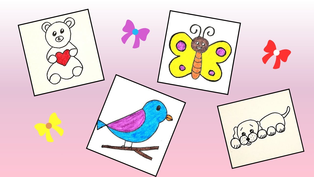 Easy Drawings/ Beautiful Art for Kids - YouTube