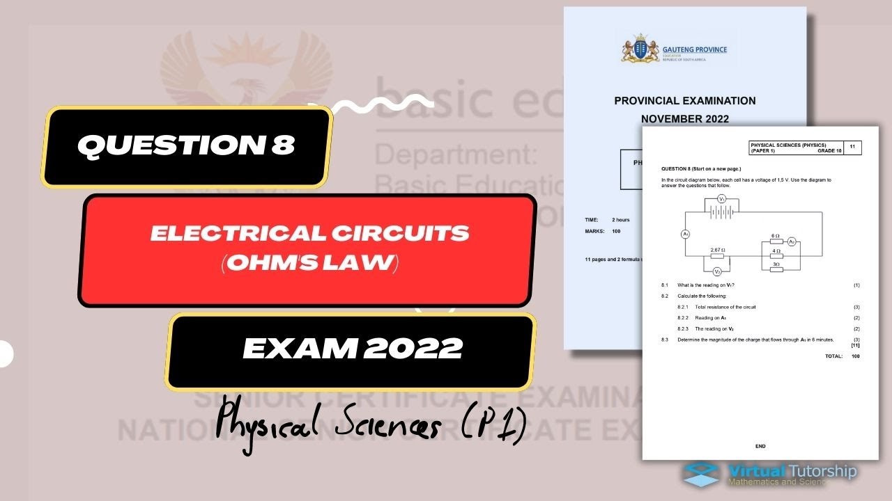 ELECTRICITY (OHMS LAW) | NOV 2022 :PHYSICAL SCIENCES PAPER 1 (Grade 10 ...