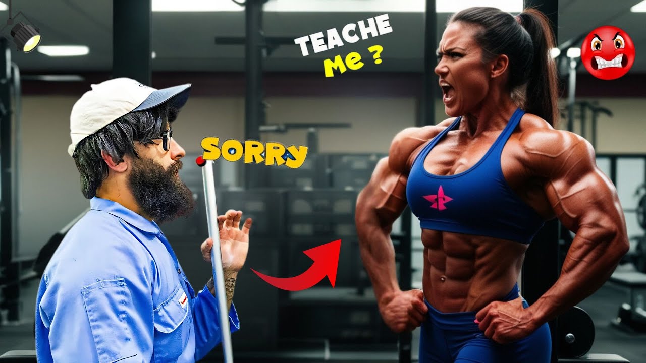 ANGRY WOMEN BODYBUILDER Shocks ANATOLY in a GYM 💪 | Anatoly GYM PRANK ...