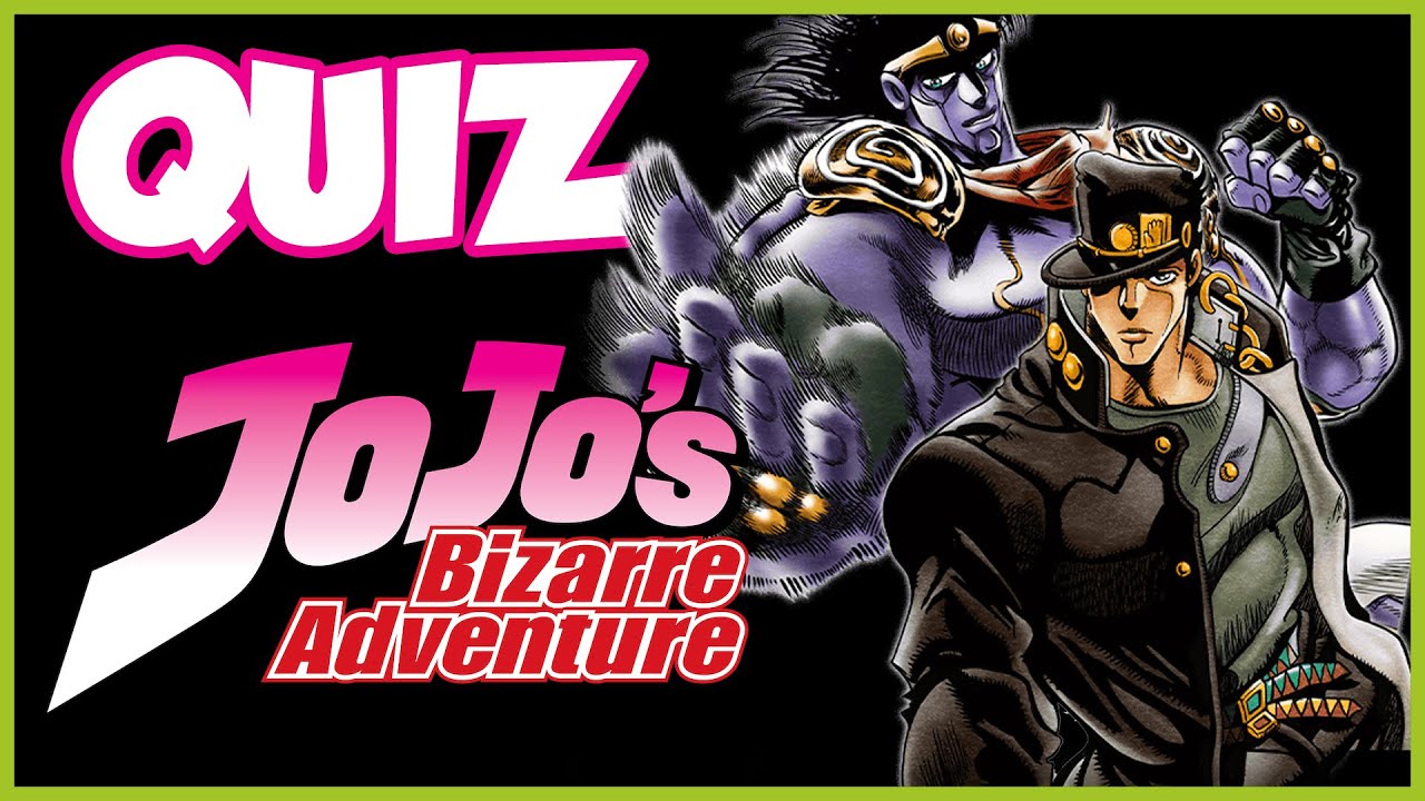 QUIZ #5 JOJO'S BIZARRE ADVENTURE - YouTube