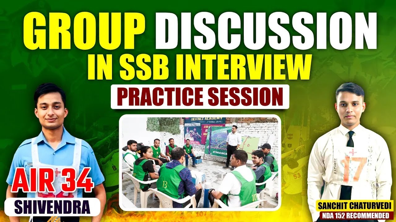 Group Discussion (GD) Practice for SSB Interview | Live Demo of How ...