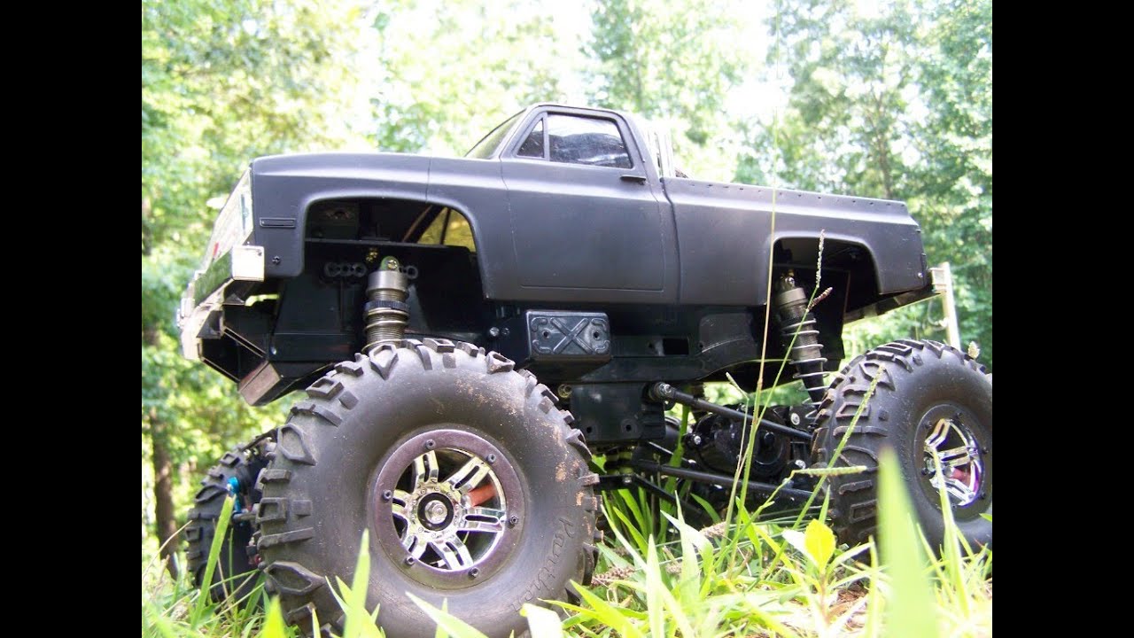 Clodbuster Chassis Cam Wheel Axle Suspension Shock movement RC FPV ...