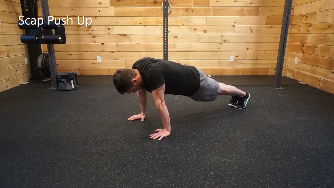 Scap Push Up - YouTube